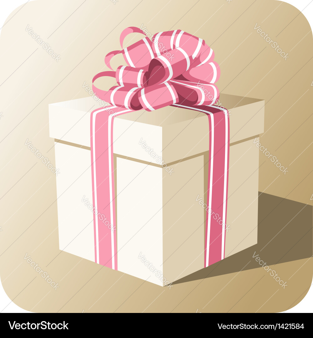 Gift box Royalty Free Vector Image - VectorStock