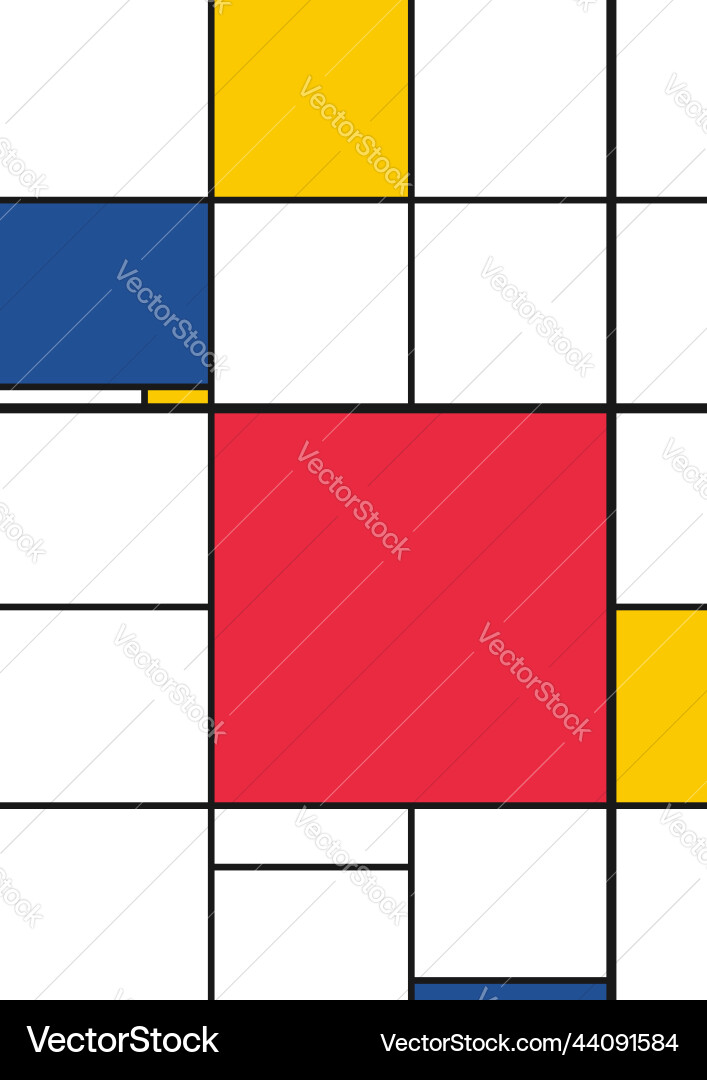 Retro pattern bauhaus digital art constructivism Vector Image