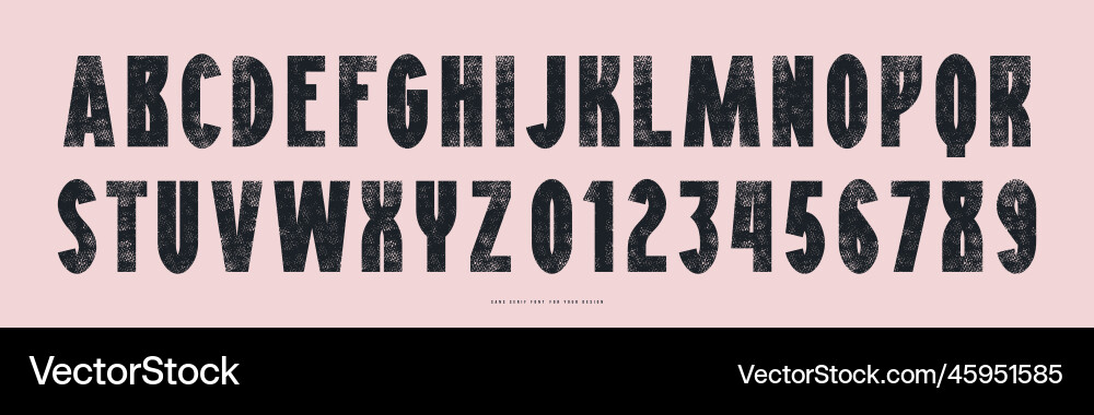 Sans serif font in sport style Royalty Free Vector Image