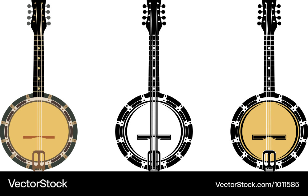 Banjo Drawing Sketch Vector Images (over 120)