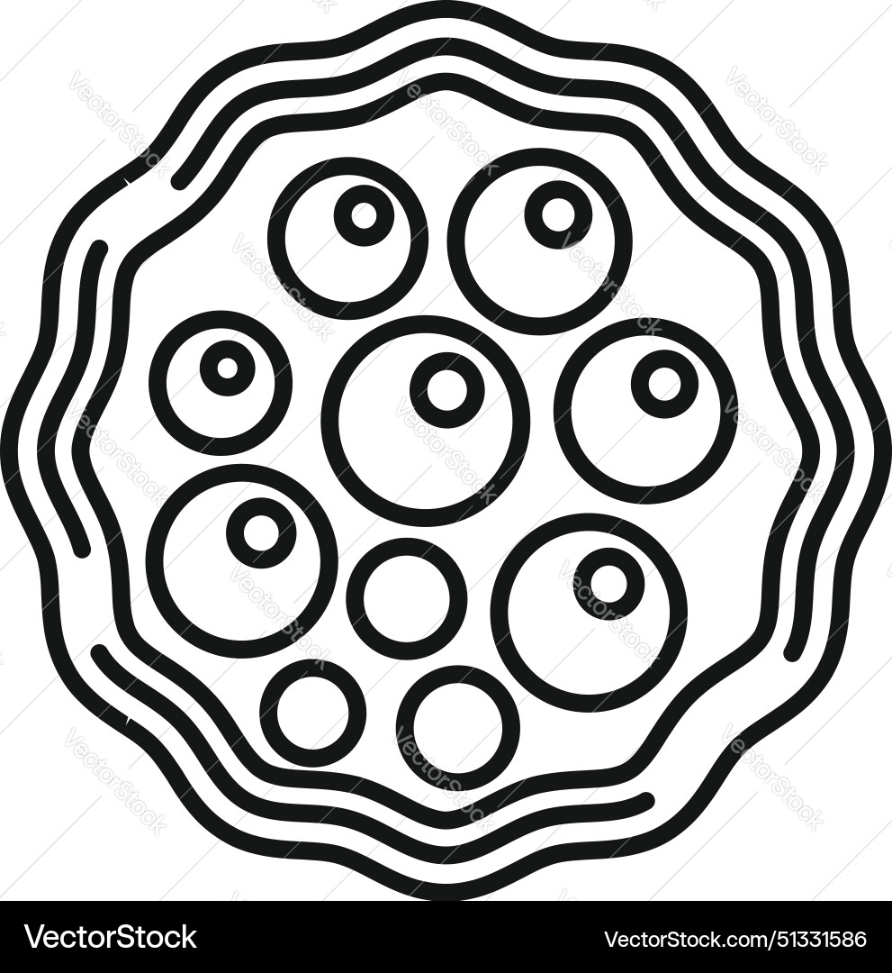 Black and white of a Royalty Free Vector Image