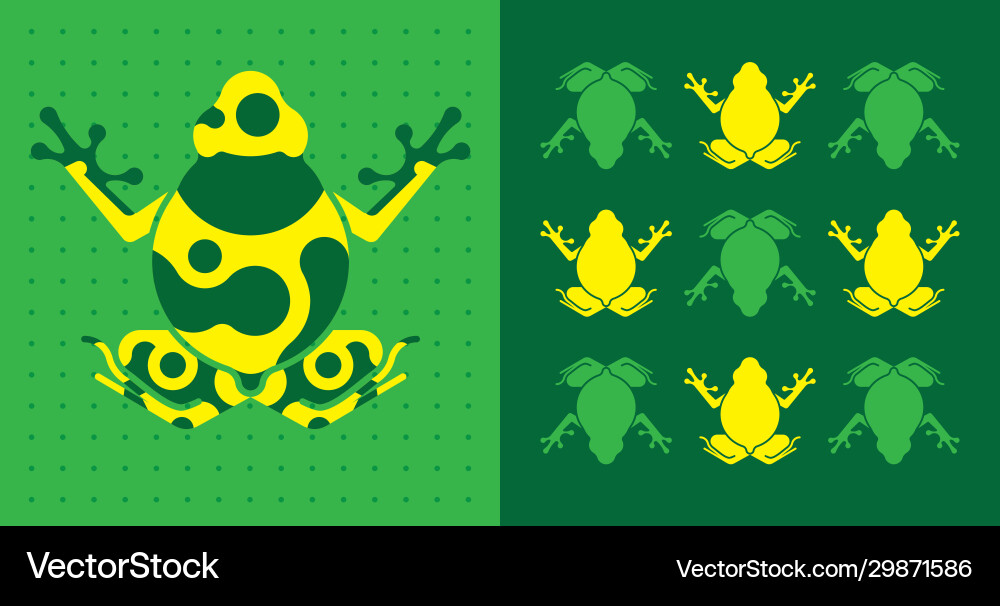 Emerald Tree Frog Royalty Free Vector Image - VectorStock