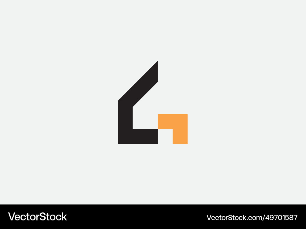 Letter g house logo design Royalty Free Vector Image