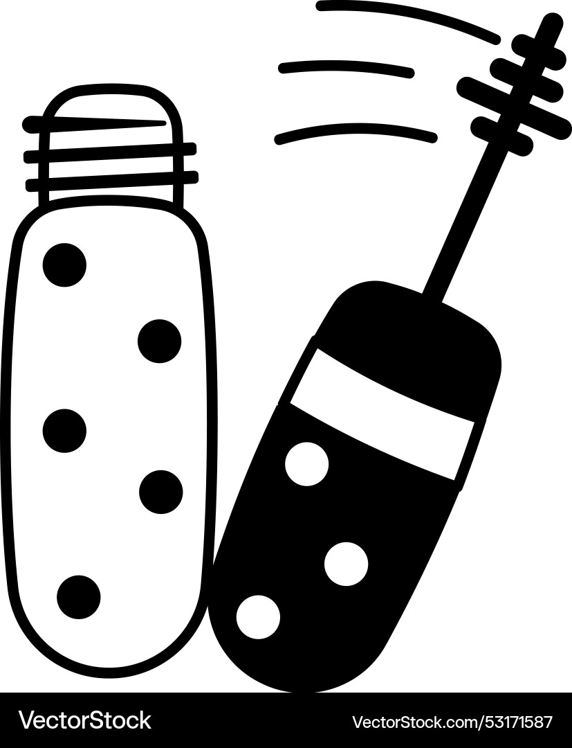 Mascara Royalty Free Vector Image - VectorStock