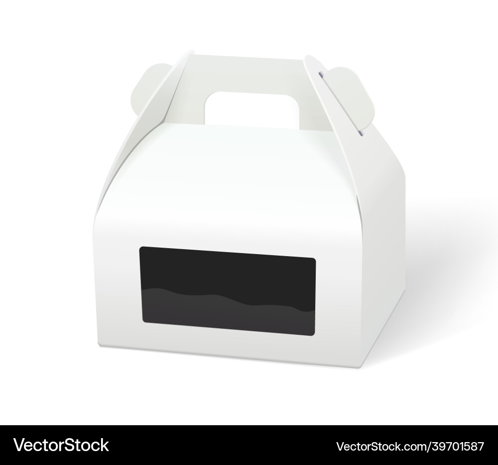 Paper food box packaging mockups Royalty Free Vector Image