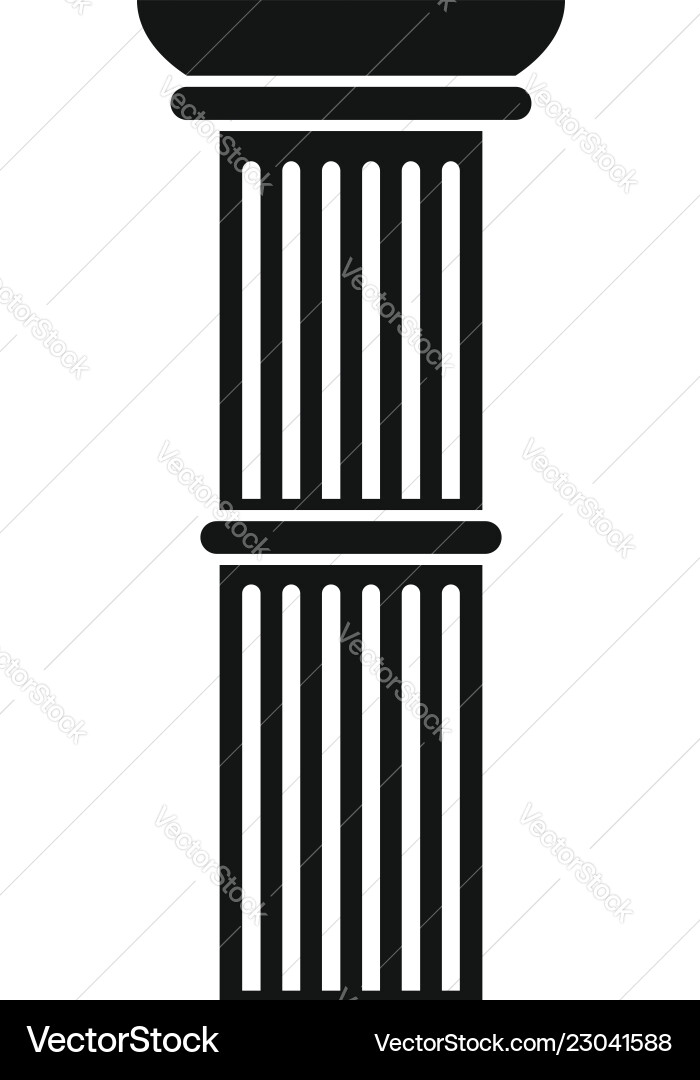 Classic Pillar Icon Royalty Free Vector Image - VectorStock