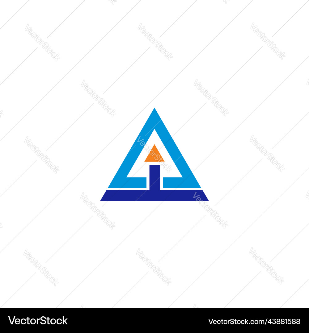 Triangle arrow logo Royalty Free Vector Image - VectorStock