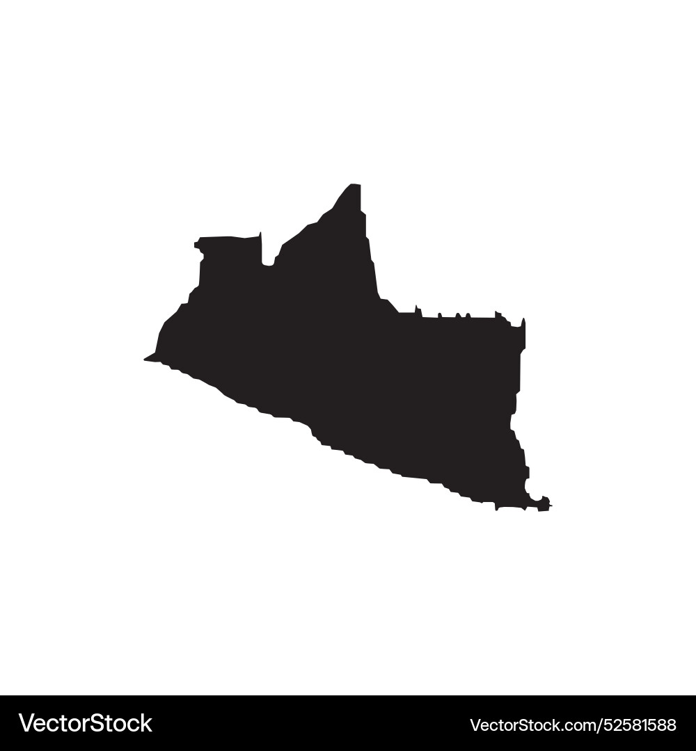 Yogyakarta map icon Royalty Free Vector Image - VectorStock