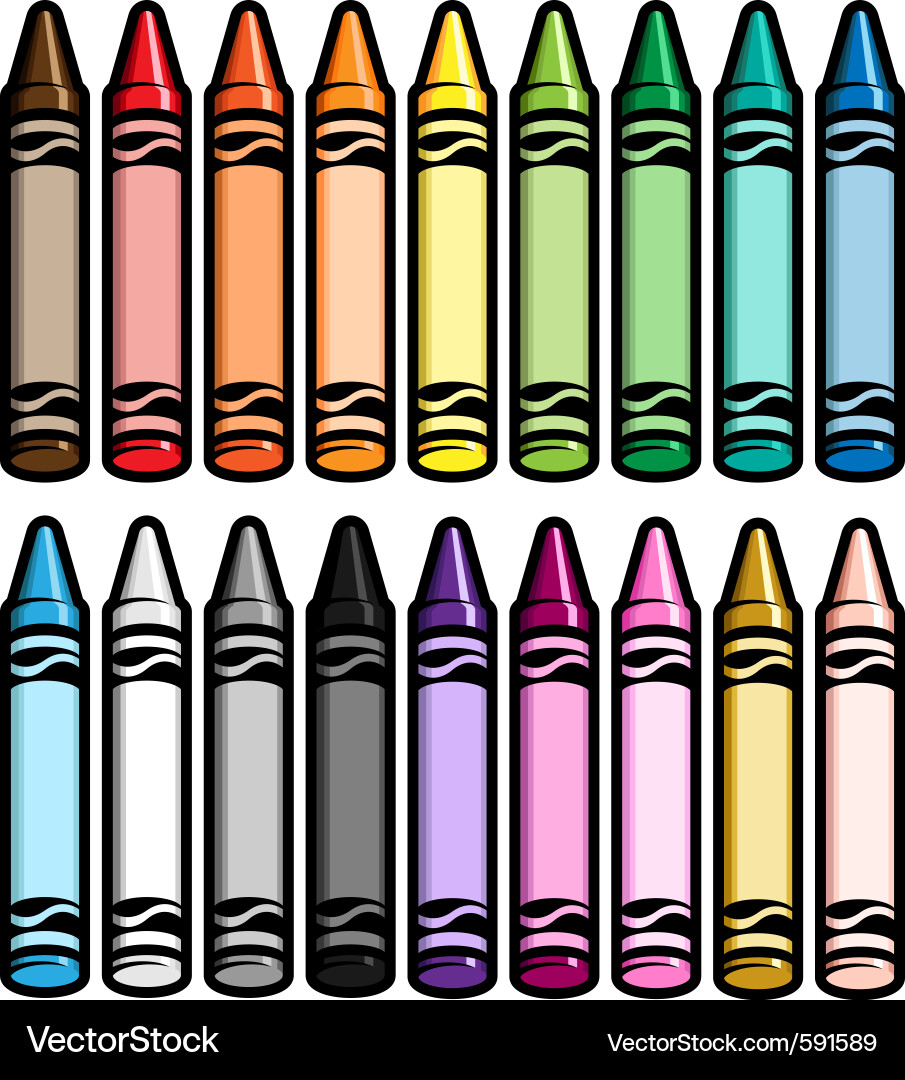 Crayola Crayons Vector Images (46)