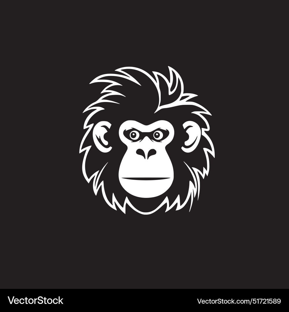 Monkey - high quality logo - ideal for t-shirt Vector Image