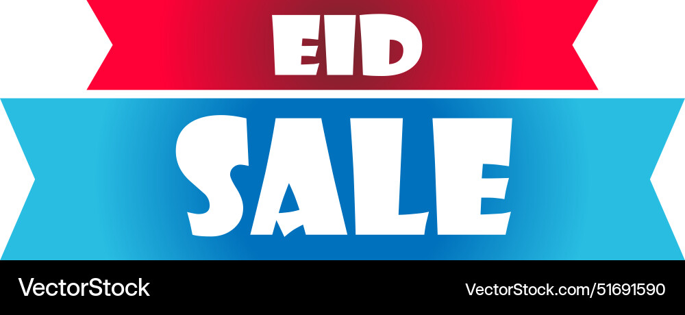 Eid sale graphic Royalty Free Vector Image - VectorStock