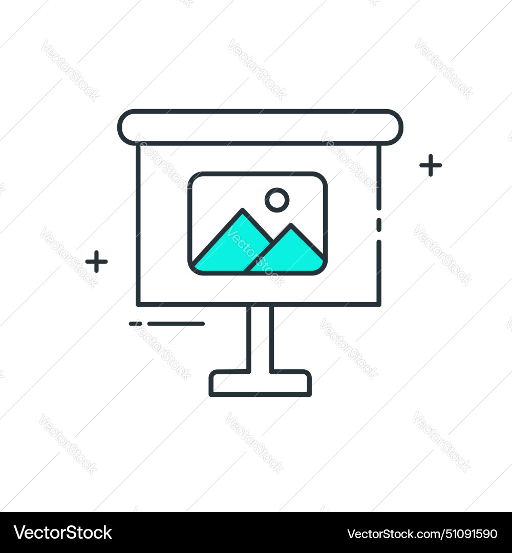 Image enhancement visual tools icon Royalty Free Vector