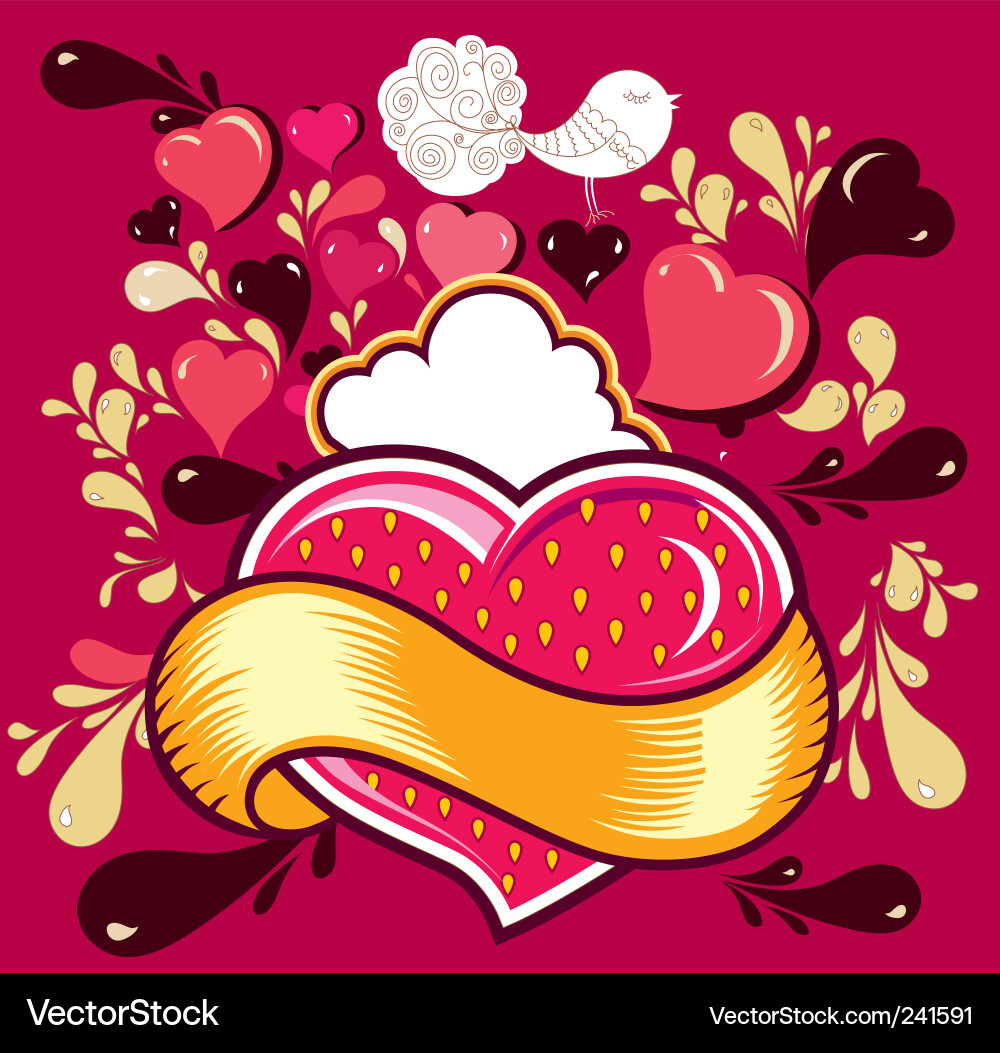Love banner Royalty Free Vector Image - VectorStock