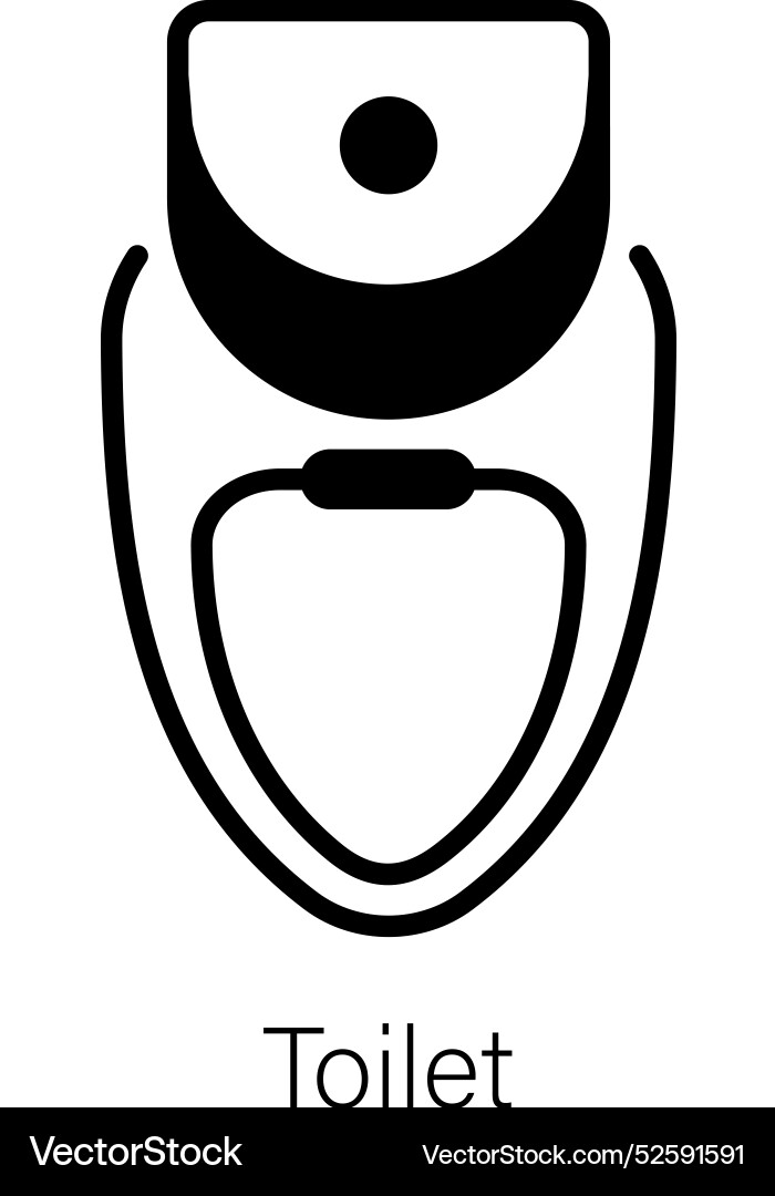 Toilet Royalty Free Vector Image - VectorStock