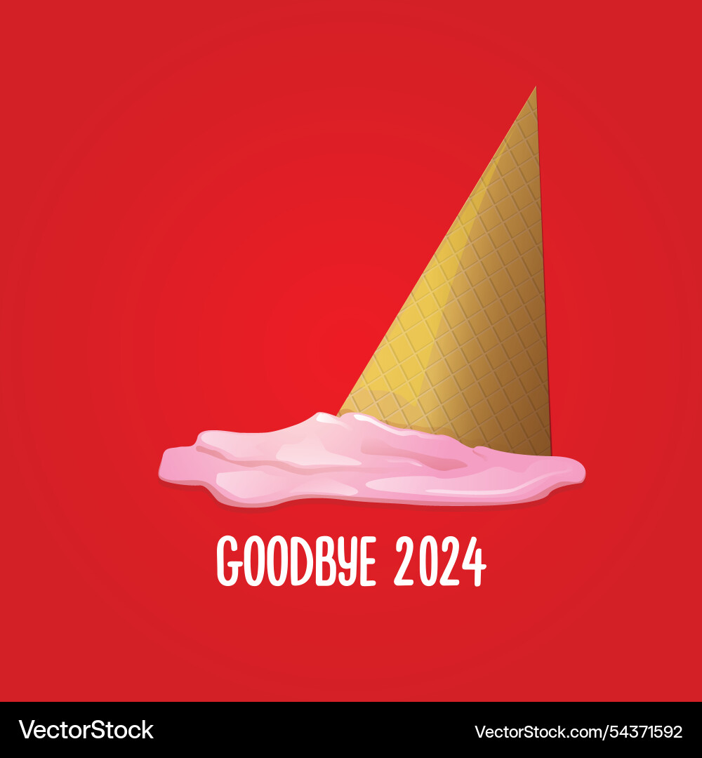Goodbye 2024 hello 2025 year concept Royalty Free Vector