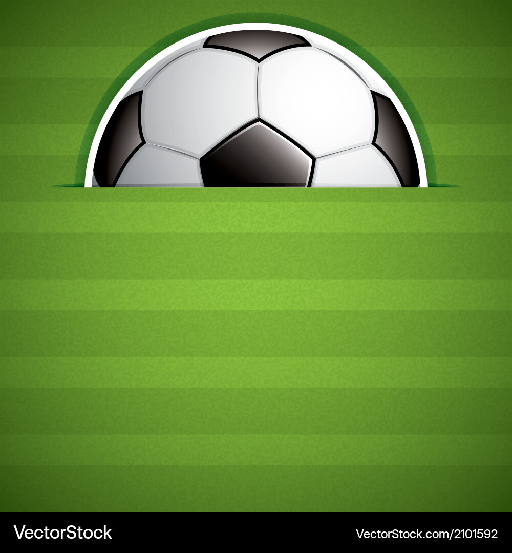 Soccer Field Background Royalty Free Vector Image