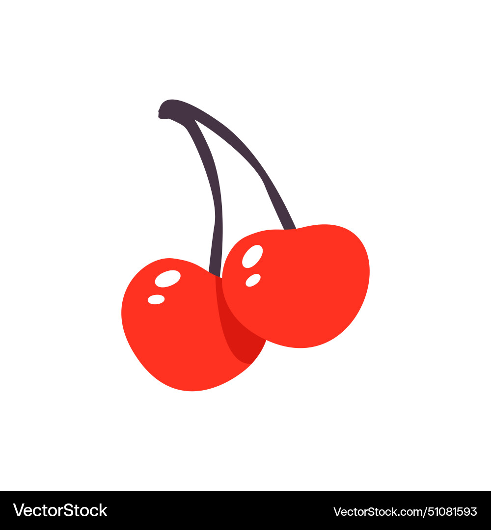 Cherry Royalty Free Vector Image - VectorStock