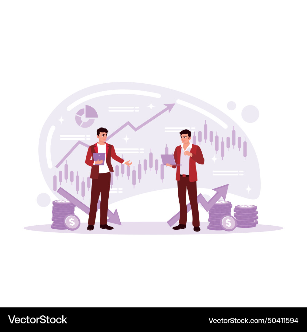 Economic recession and recovery return Royalty Free Vector