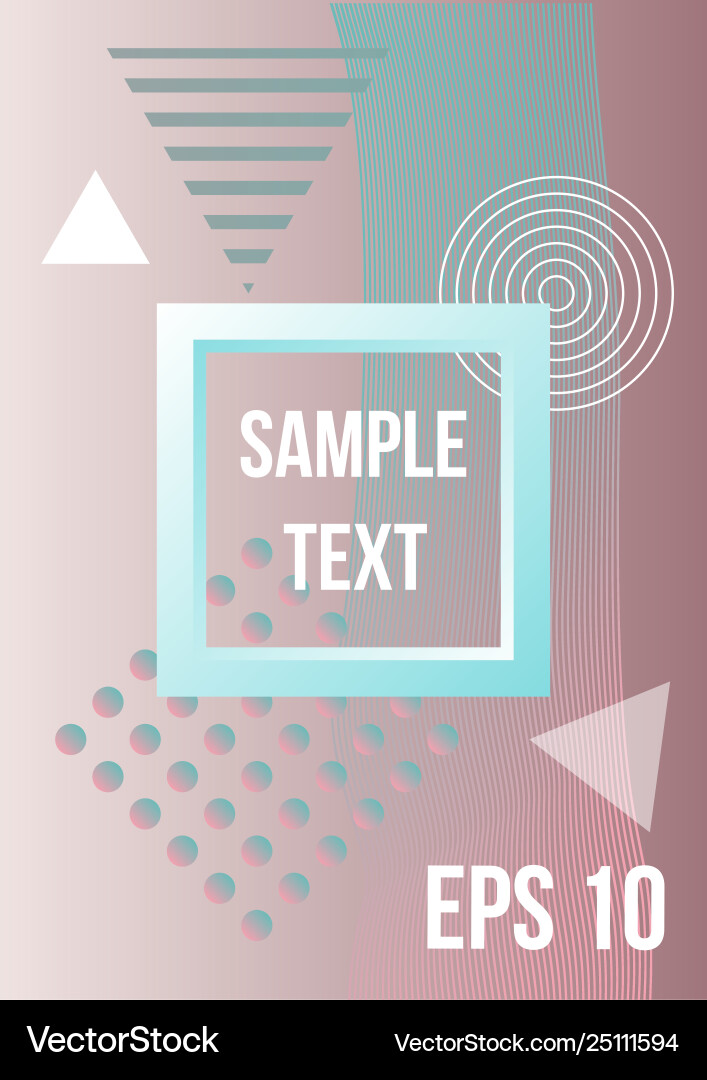 Minimum geometric coverage Royalty Free Vector Image