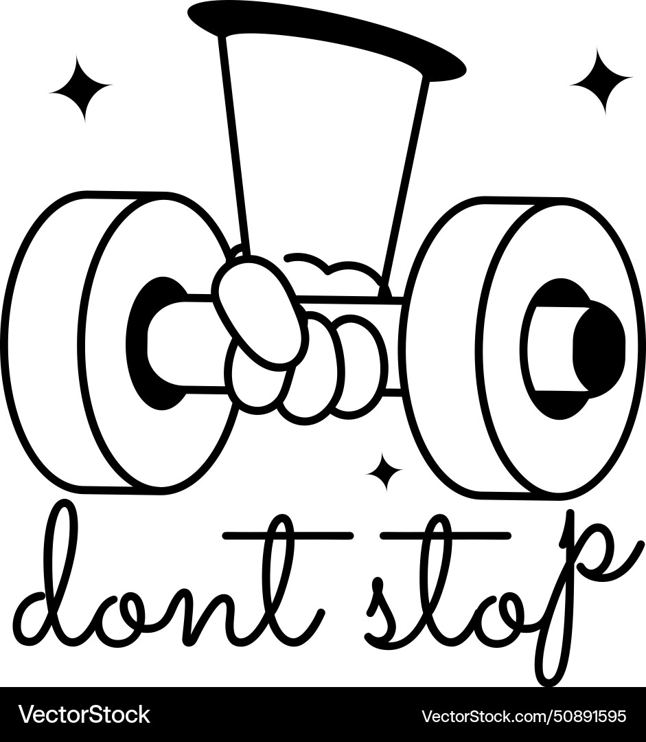 Dumbbell exercise Royalty Free Vector Image - VectorStock