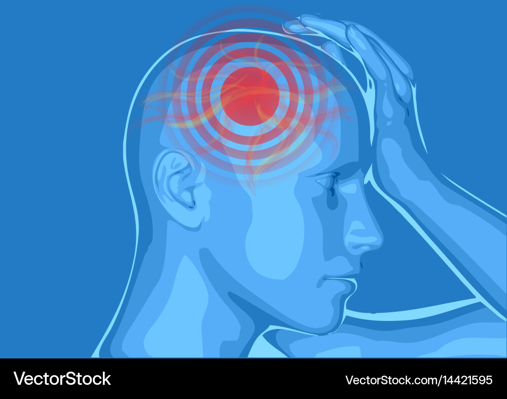 Headache Royalty Free Vector Image - VectorStock