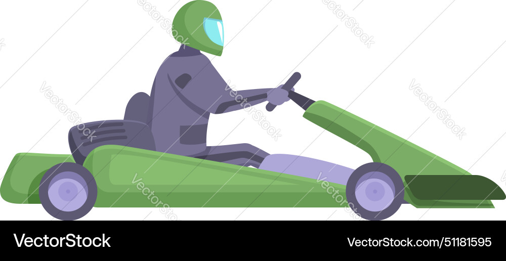 Motion engine fun icon cartoon sport racer Vector Image