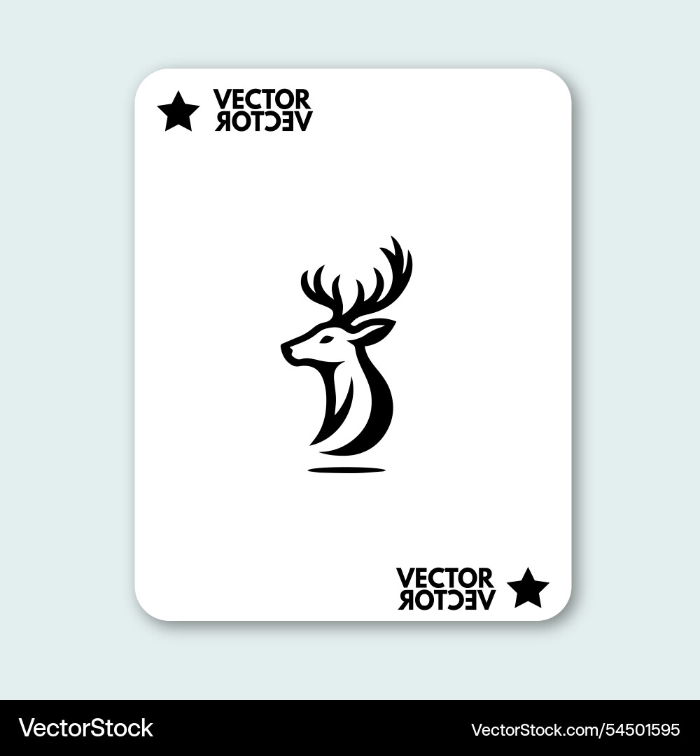 Mouse deer logo icon Lizenzfreies Vektorbild