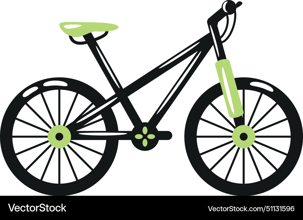 Bicycle equipment vehicle Royalty Free Vector Image