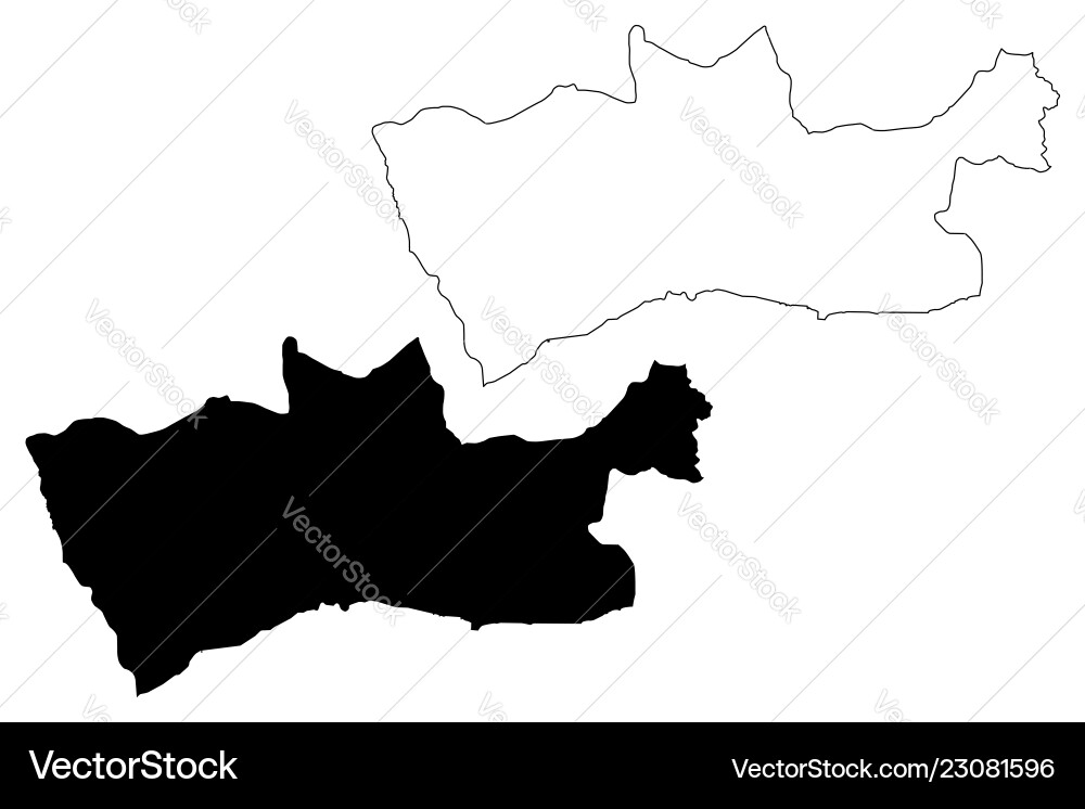 Mardin map Royalty Free Vector Image - VectorStock