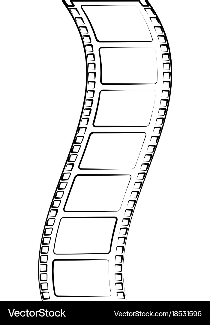Movie reel symbol Royalty Free Vector Image - VectorStock