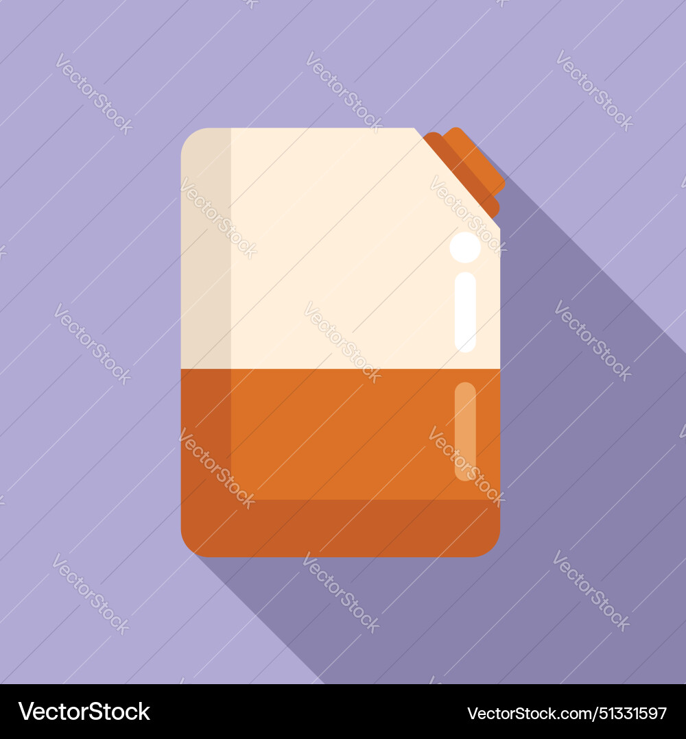 Flat design of a battery icon Royalty Free Vector Image