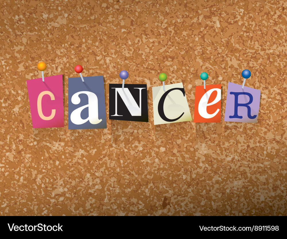 Cancer concept Royalty Free Vector Image - VectorStock