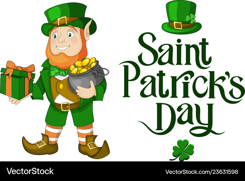 Happy st patricks day of leprechaun Royalty Free Vector