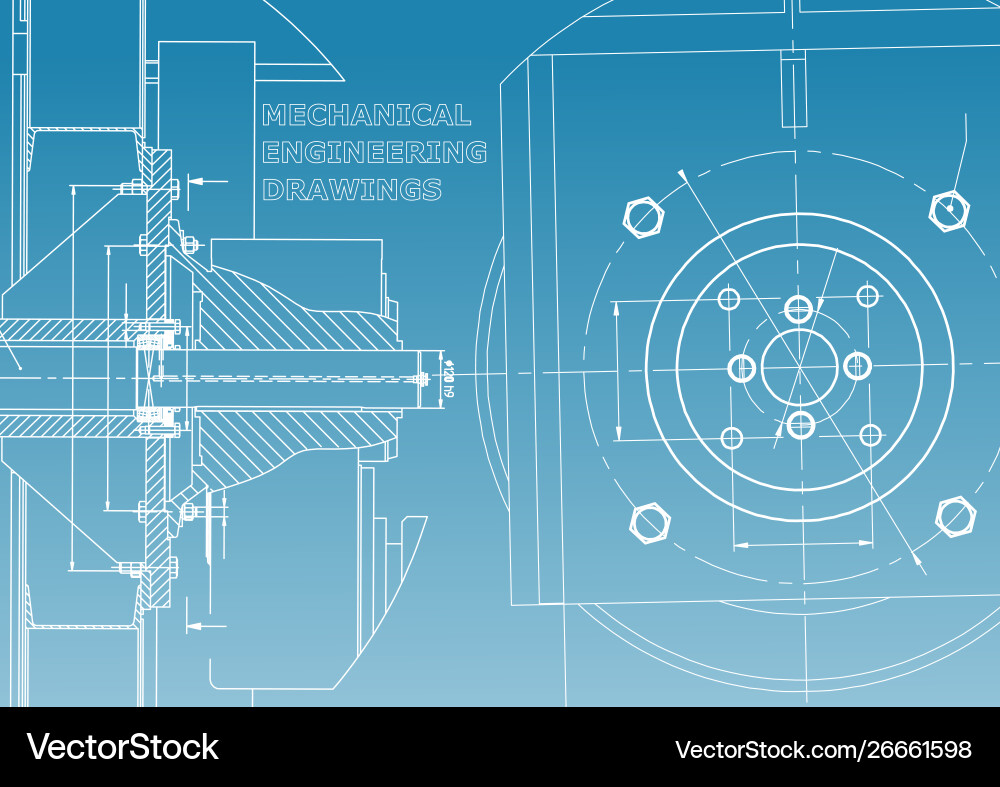 Technical mechanical engineering backgrounds Vector Image