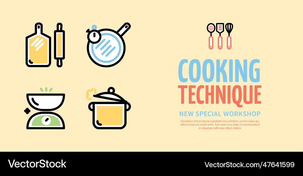 Cooking techniques new special workshop horizontal