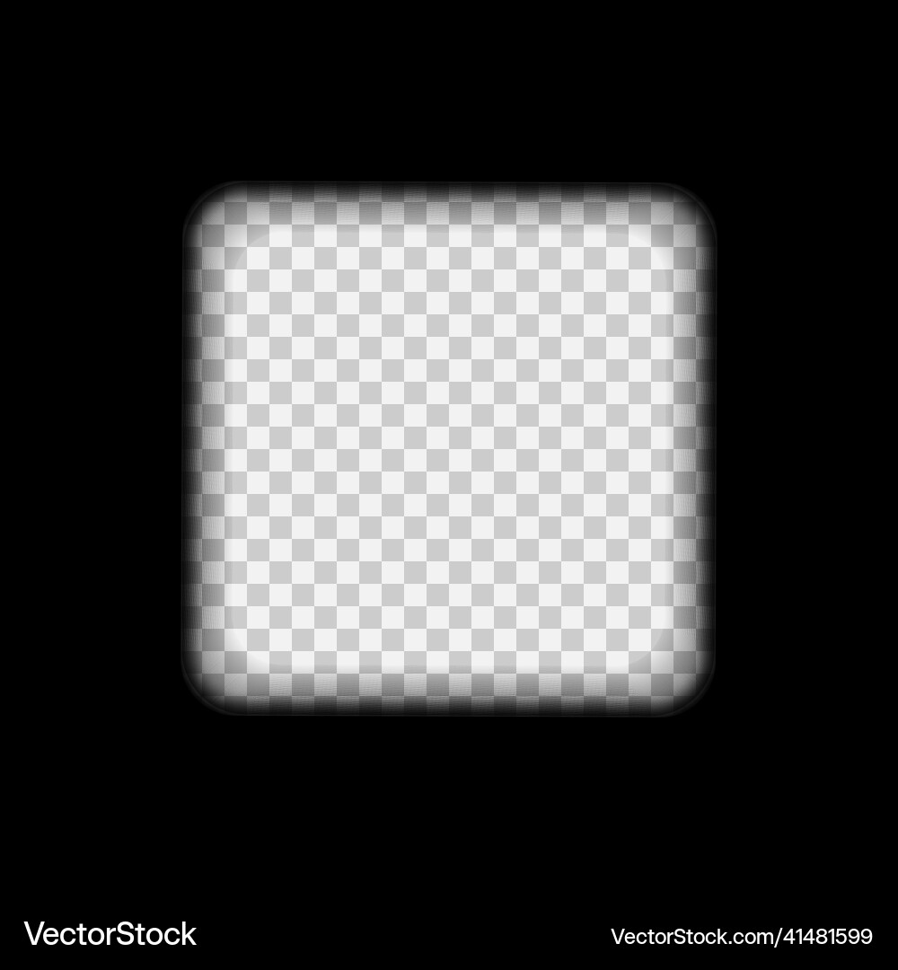 Old cinematic frame on a transparent background Vector Image