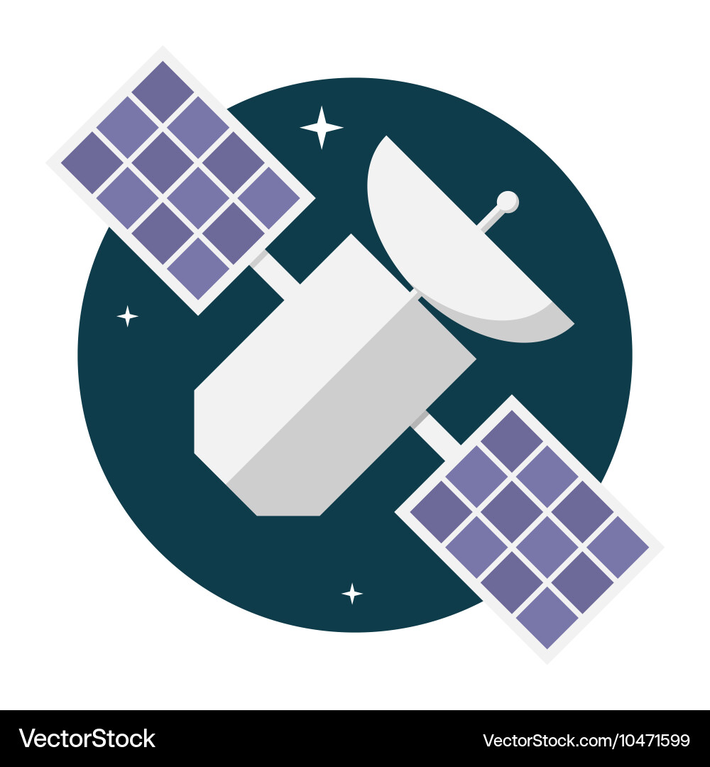 Satellite Royalty Free Vector Image - VectorStock