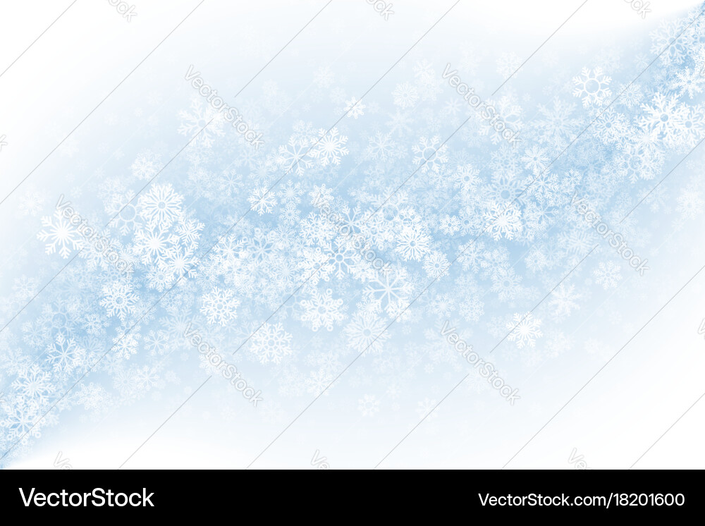 Blank winter background Royalty Free Vector Image