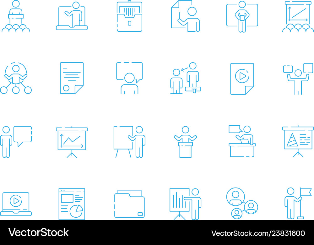 Business learning icon conference room manager Vector Image