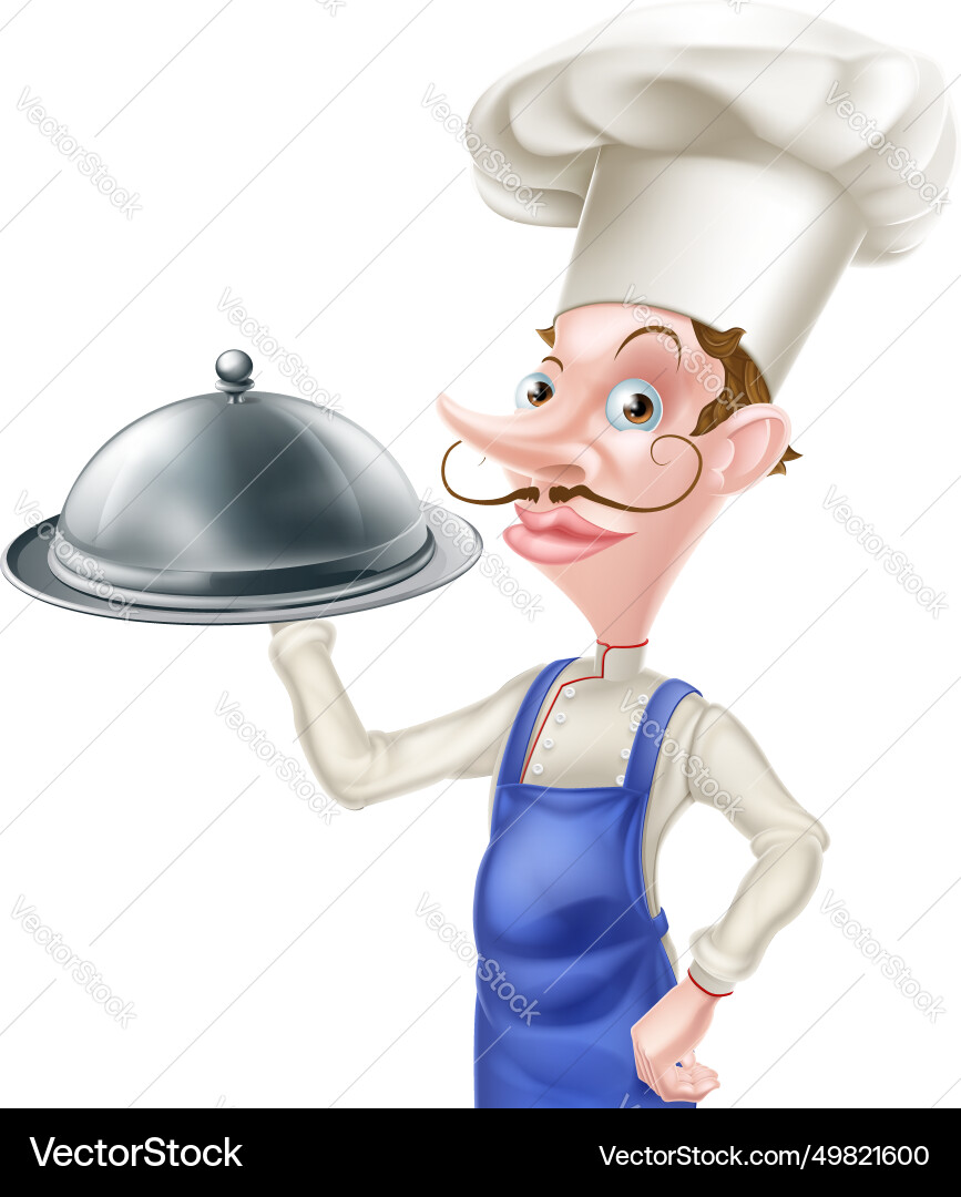 Cartoon chef Royalty Free Vector Image - VectorStock