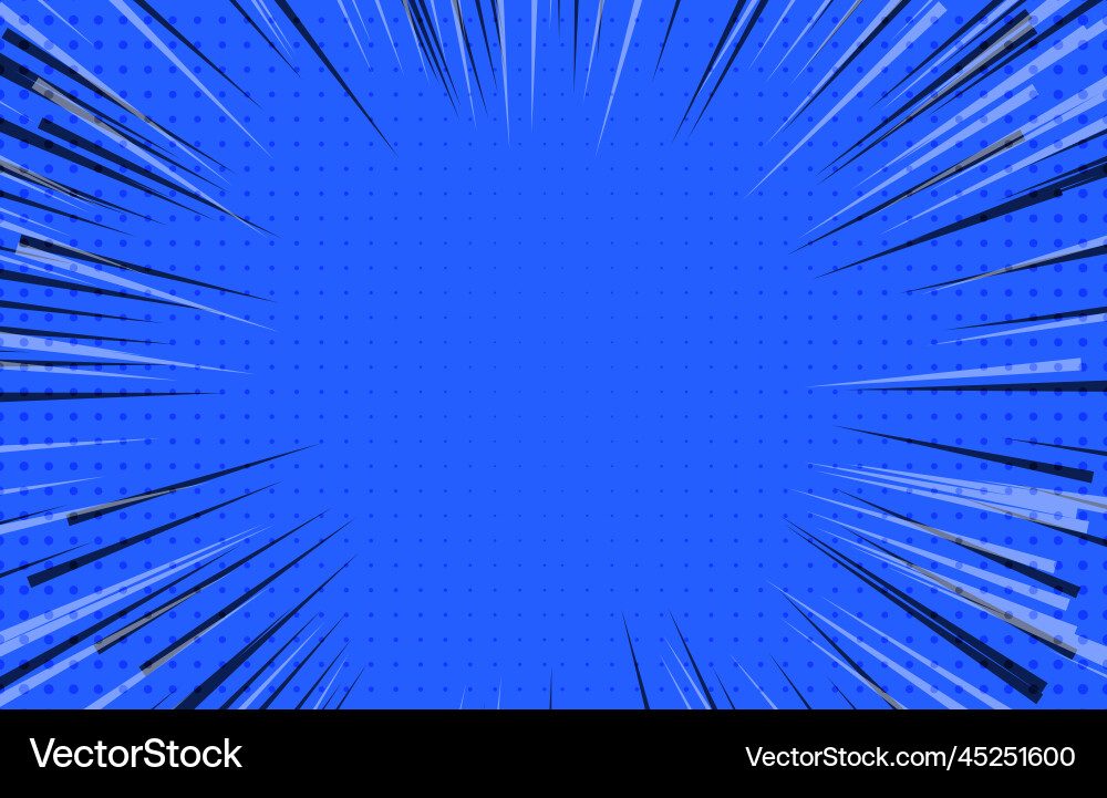 Pop art comic background lightning blast cartoon Vector Image