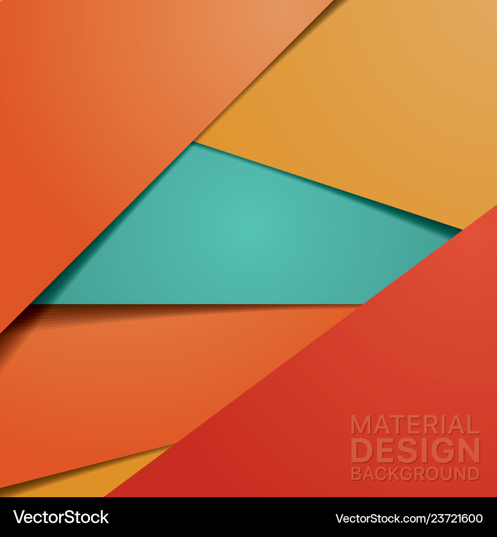 Unusual modern material design background Vector Image