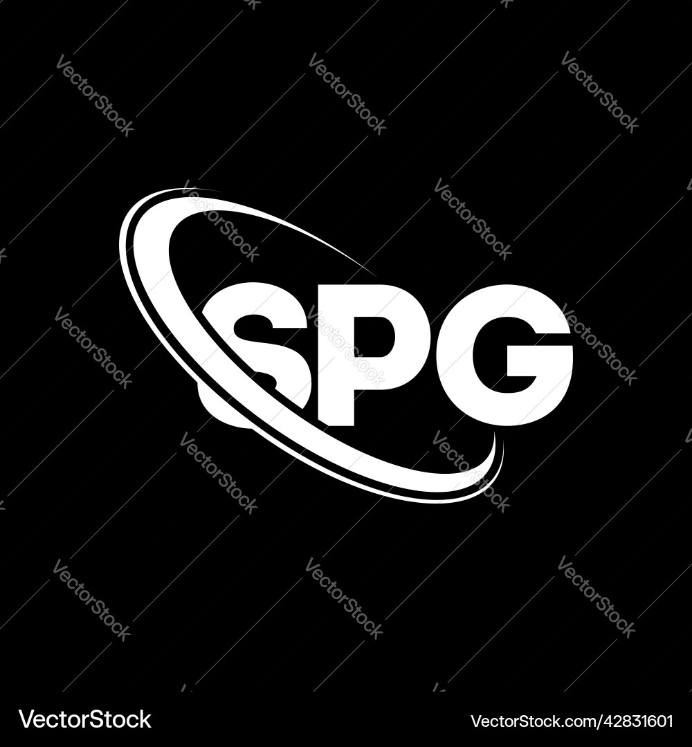 Spg logo letter design Royalty Free Vector Image