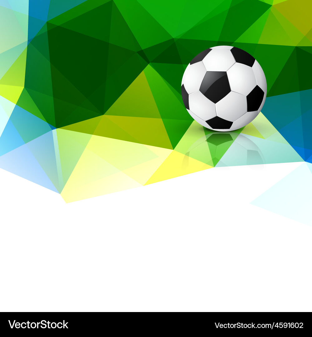 Football design background Royalty Free Vector Image