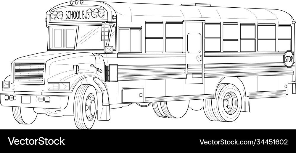 School Bus Writing Template