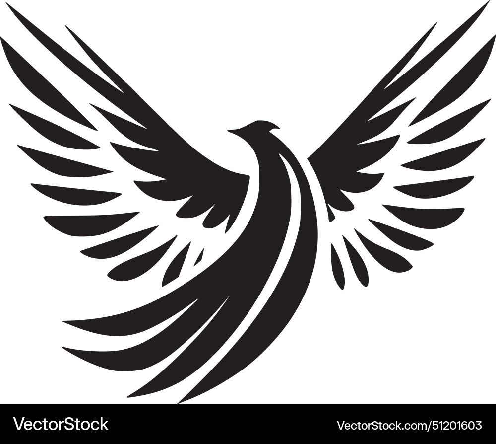 Dove bird - minimalist and flat logo Royalty Free Vector