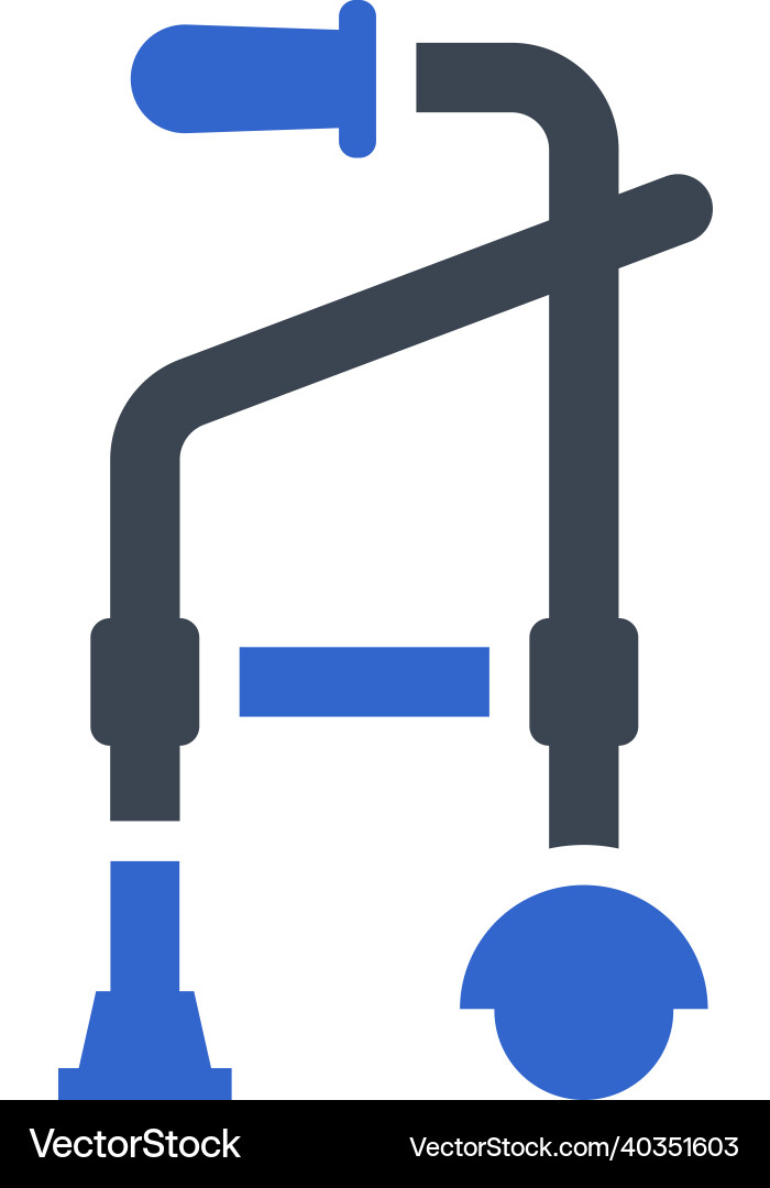 Walker disable icon Royalty Free Vector Image - VectorStock