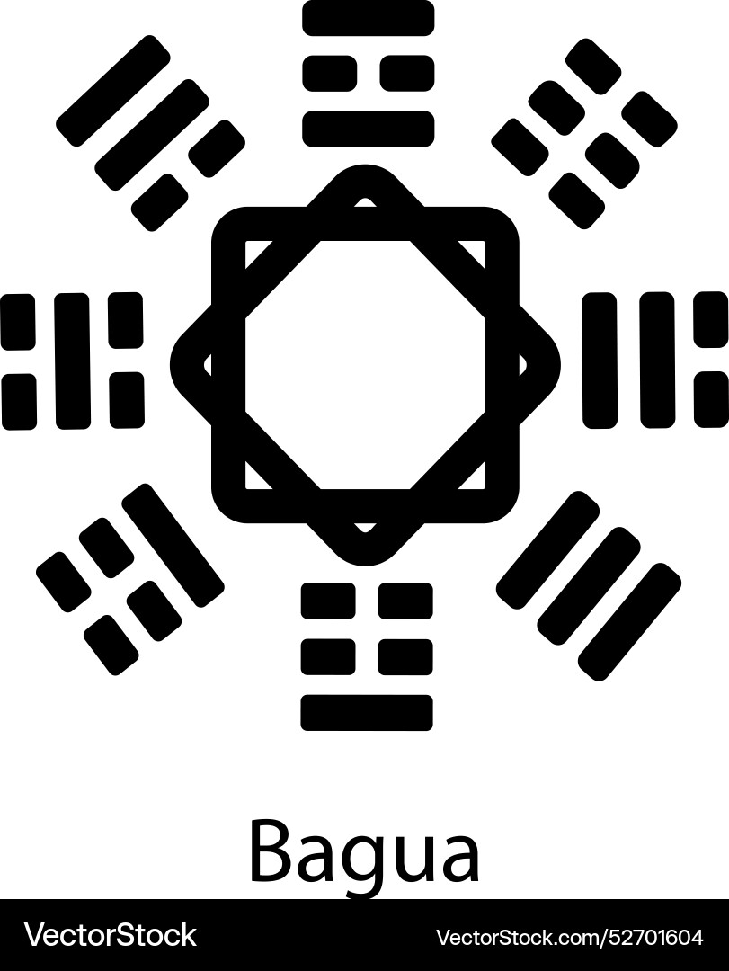 Bagua Royalty Free Vector Image - VectorStock