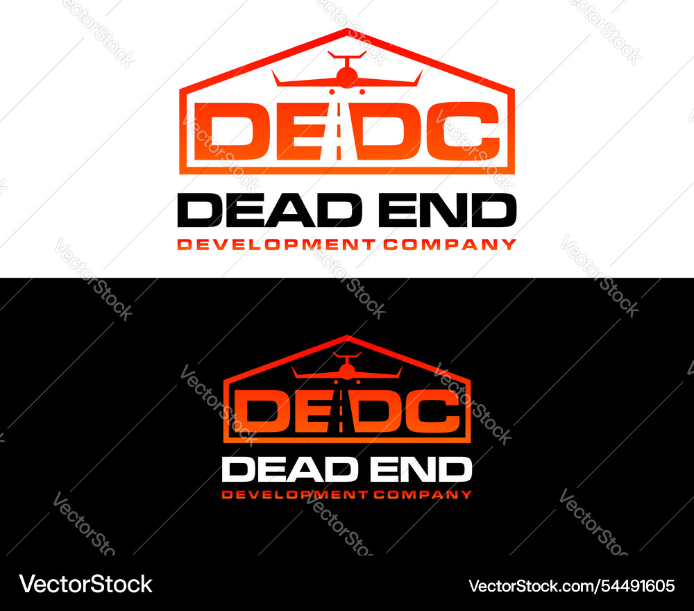 Dead end logo Royalty Free Vector Image - VectorStock