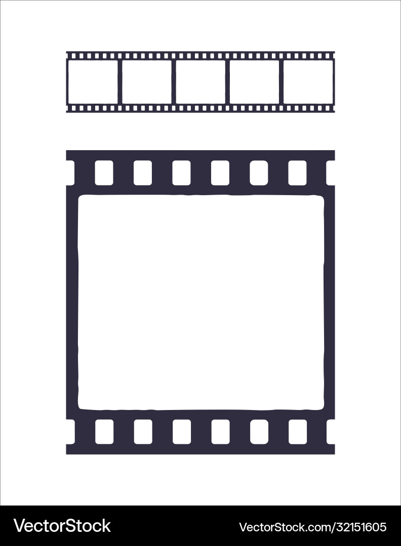 Filmstrip Pattern - Retro Cinema Royalty Free Vector Image